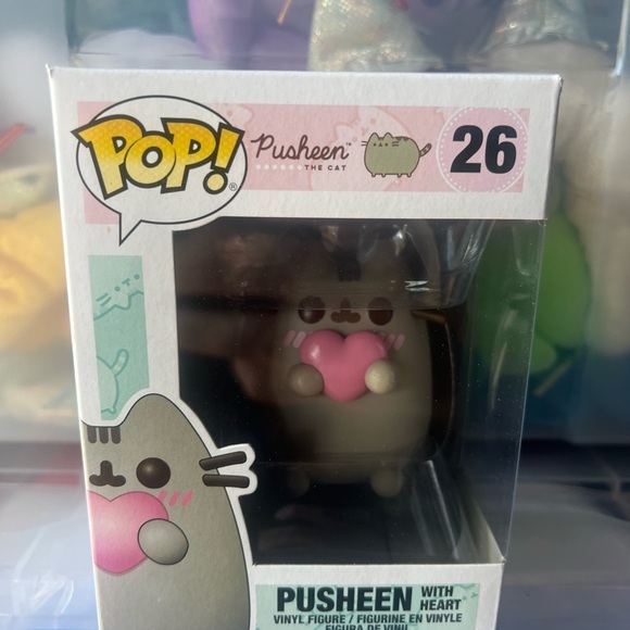 Funko | Toys | Funko Pop Vinyl Pusheen Pusheen With Heart 26 New | Poshmark